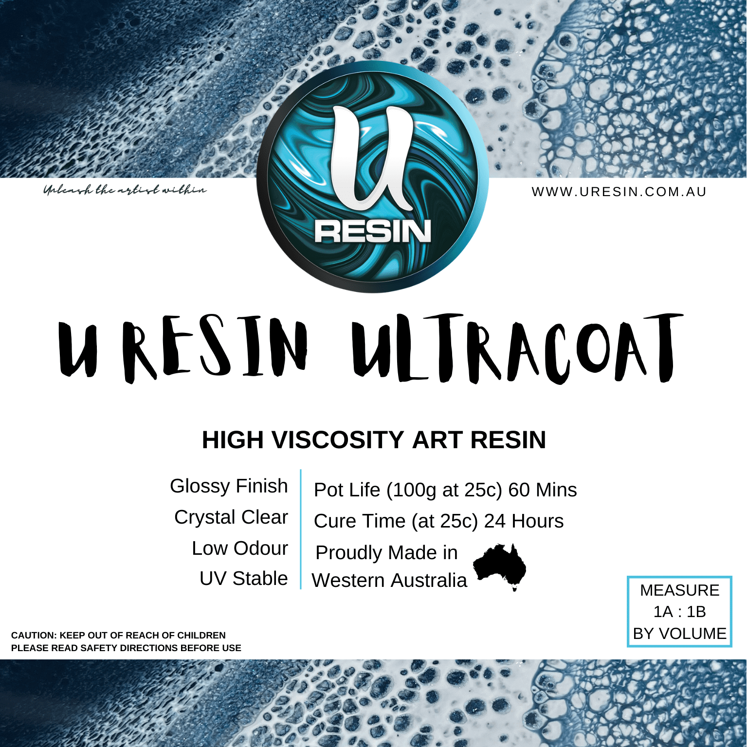 U RESIN UltraCoat | U Resin | High Viscosity Art Resin