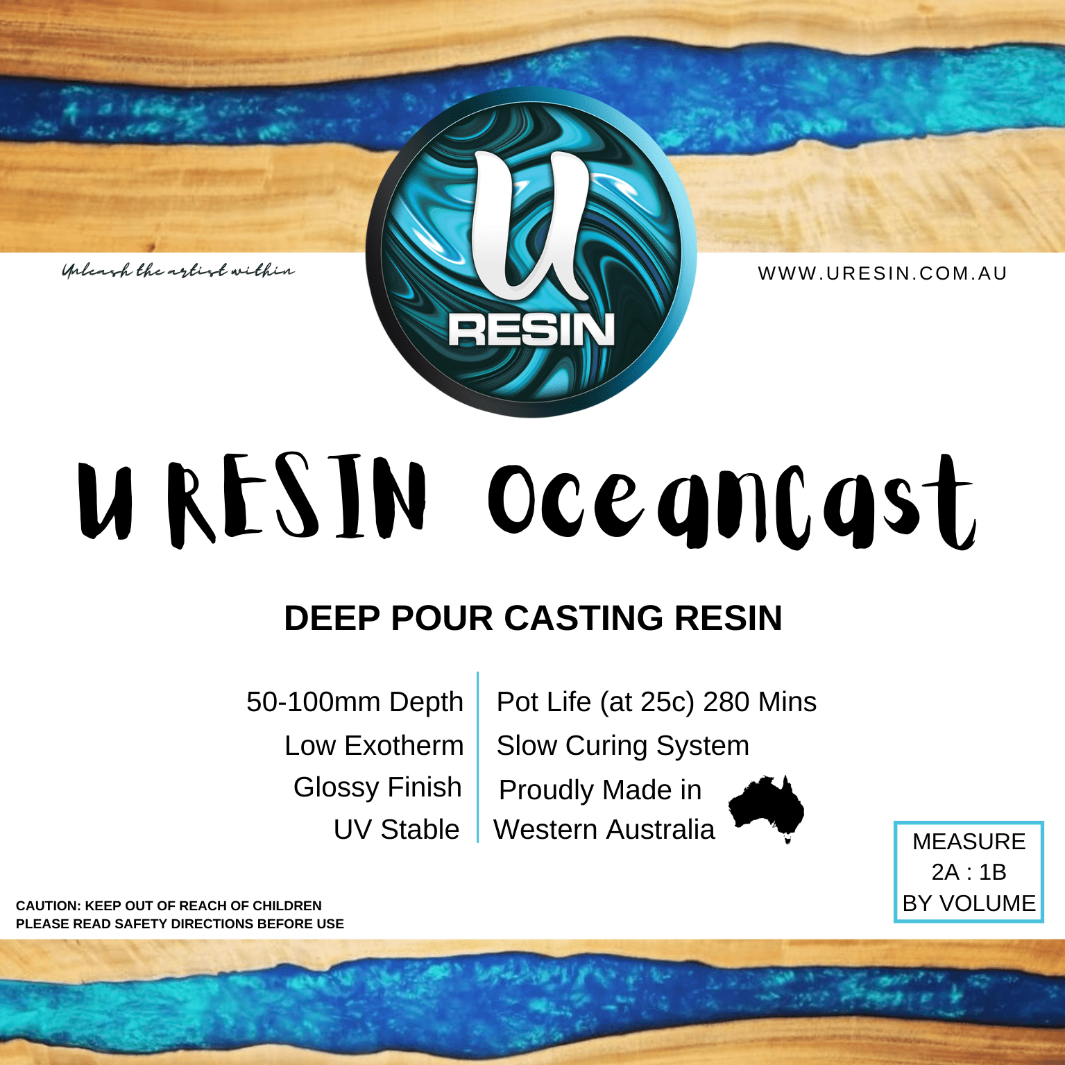 U RESIN OceanCast | U Resin | Deep Pour Casting Resin