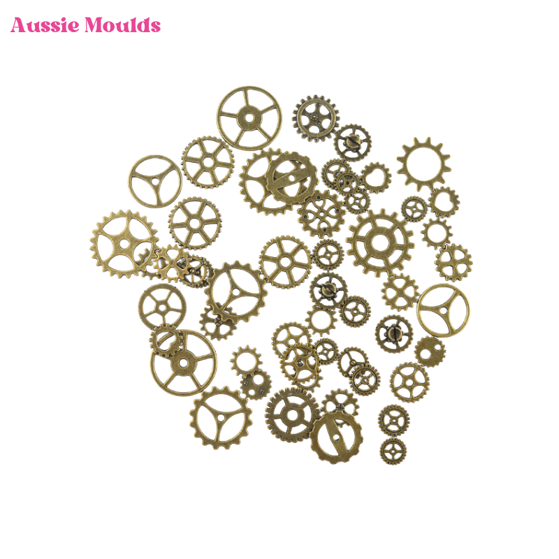 Antique Bronze Gears | U Resin | Resin Art Supplies Perth